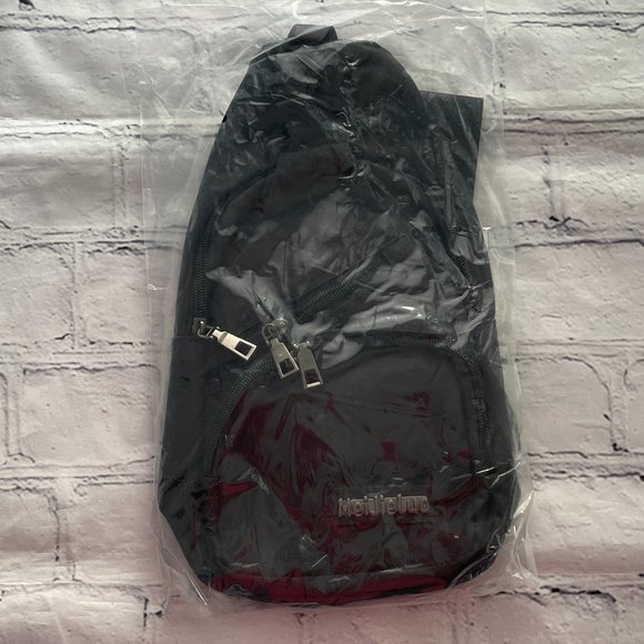 MeijieLuo | Bags | Meijieluo Sling Shoulder Crossbody Chest Bag Black ...